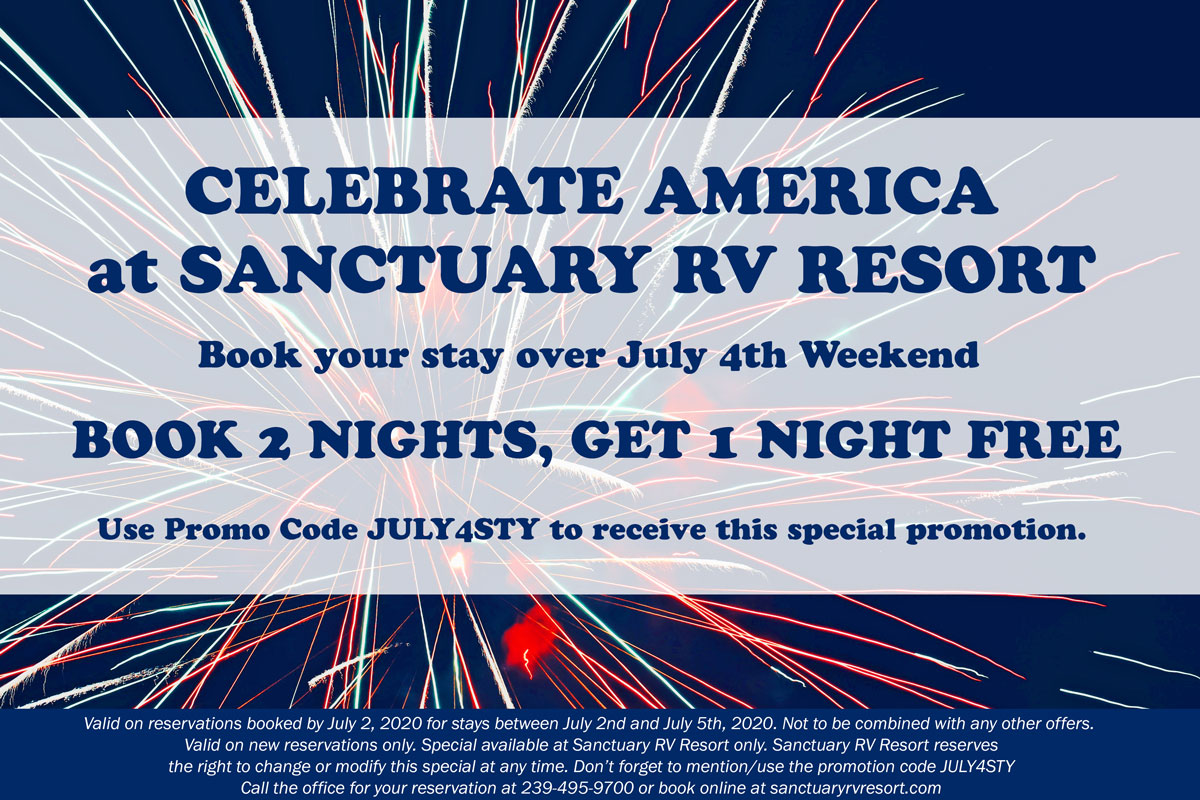 It's Not Too Late... Happy Independence Day! | Sanctuary RV Resort